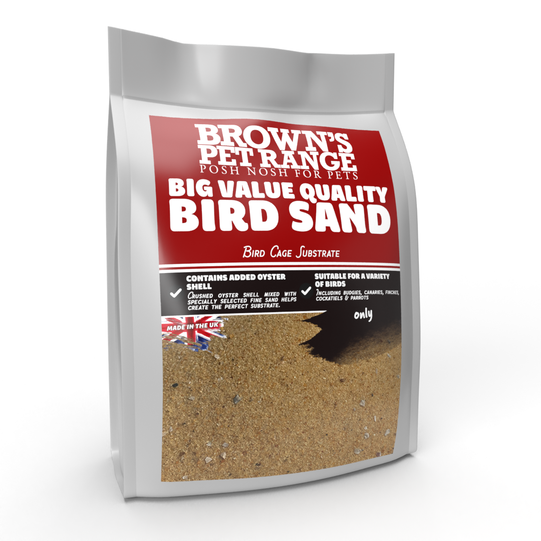 Big Value Quality Bird Sand | Posh Substrate For Aviary Birds | BROWNS ...