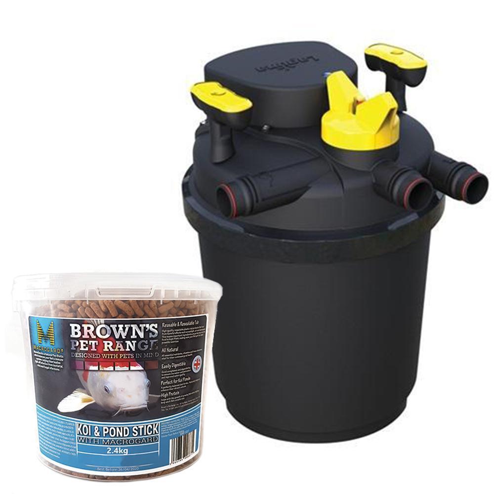 Laguna Pressure Flo 3000 High Performance Pressurised Pond Filter with ...