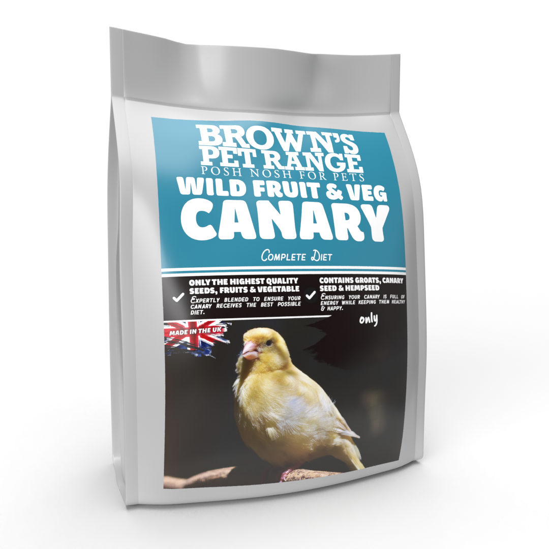 Posh Nosh for Canaries | Fruit & Veg Canary | BROWNS PET RANGE