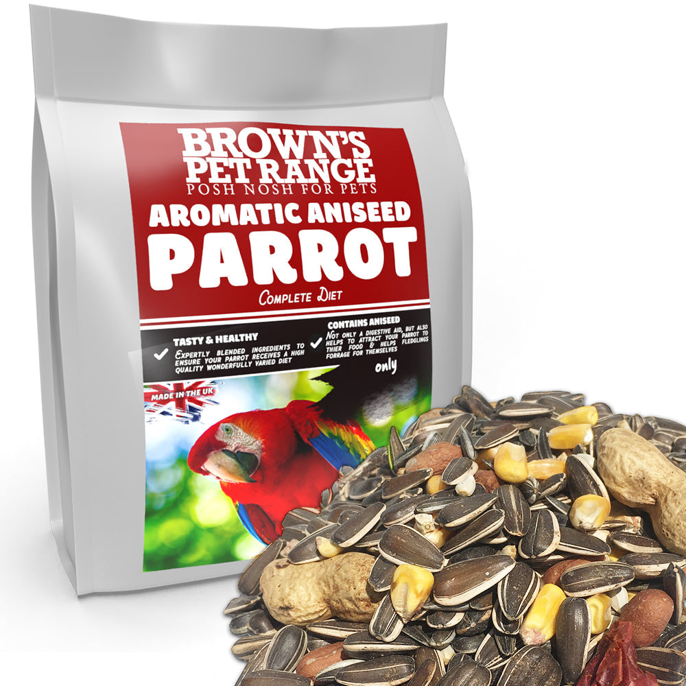 Posh Nosh for Parrots | Aromatic Aniseed Parrot Diet | BROWNS PET RANGE